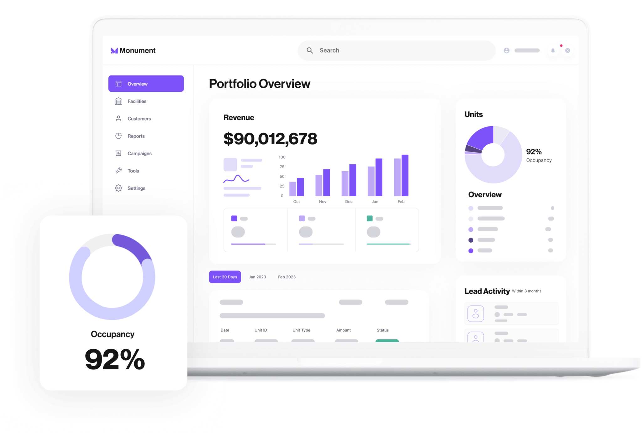 Monument Software - Self Storage Software for Your Portfolio